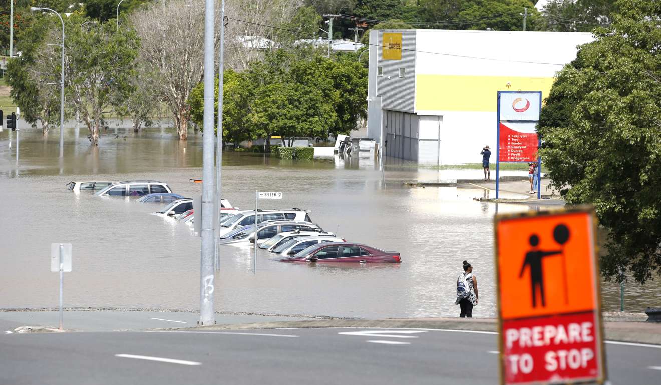 Thousands Evacuated After Cyclone Debbie Causes Severe Flooding In