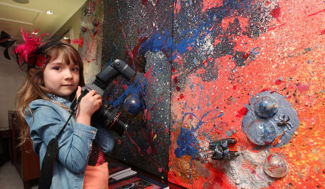 Painting before she could walk, 10-year-old Australian abstract artist ...