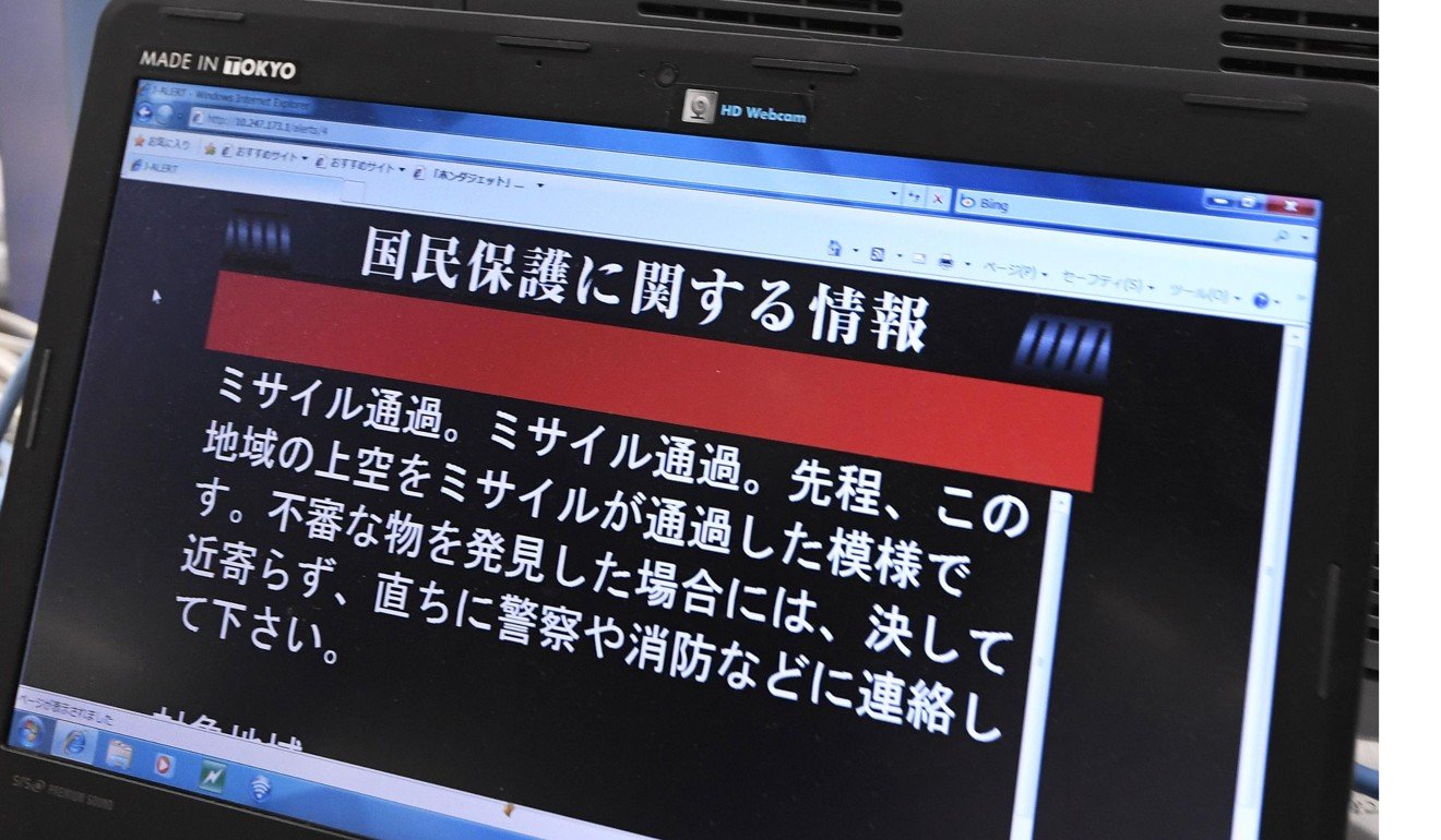 ‘Missile passing. Missile passing’: Japanese wake to terrifying text ...