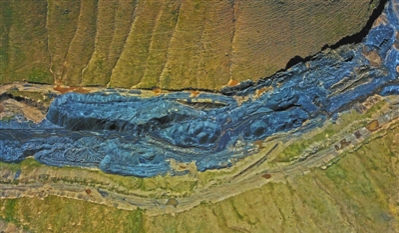 Scarred landscapes, piles of rubble and polluted waters... how illegal ...