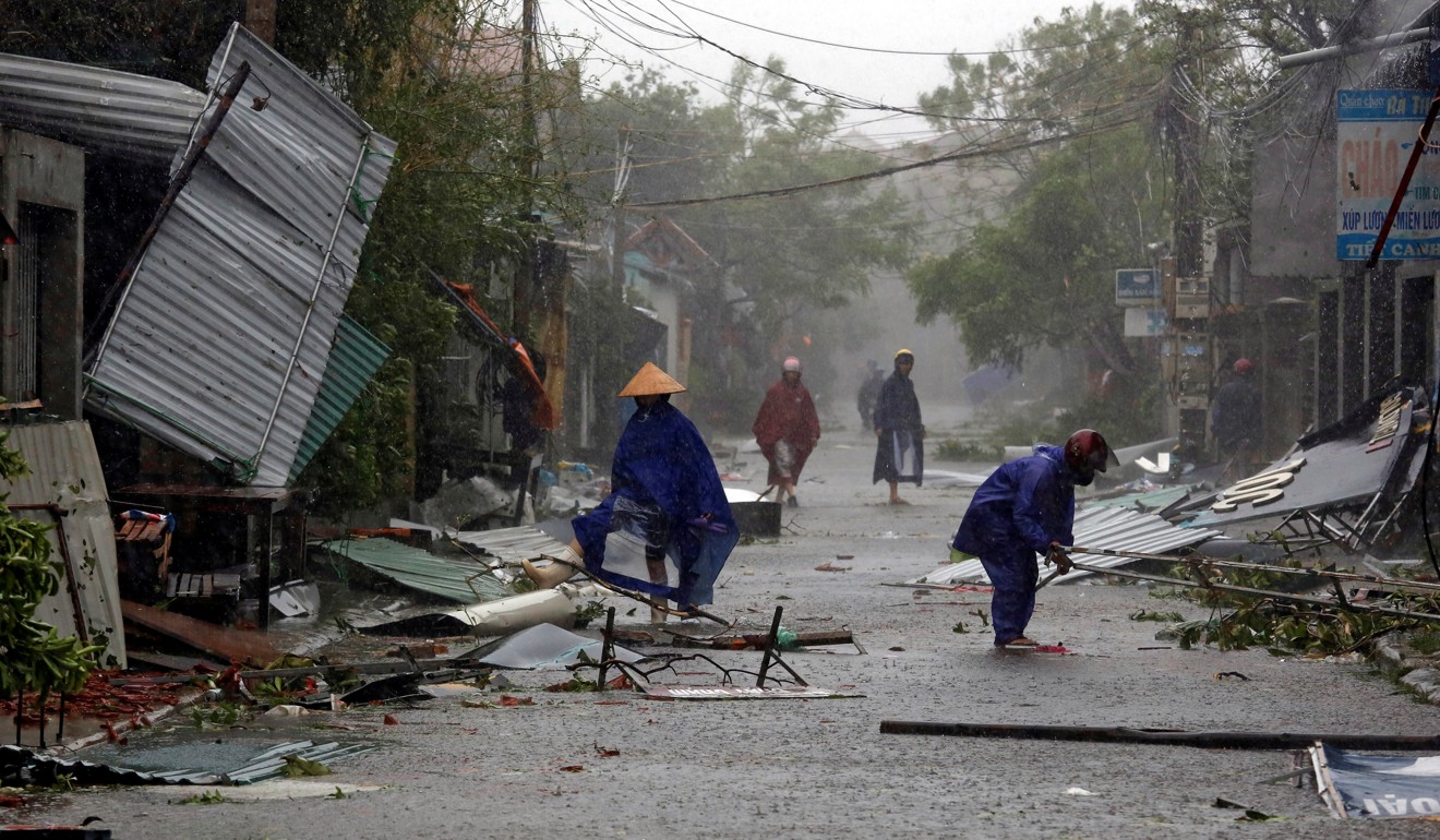 Houses flattened and businesses destroyed as Typhoon Doksuri tears ...