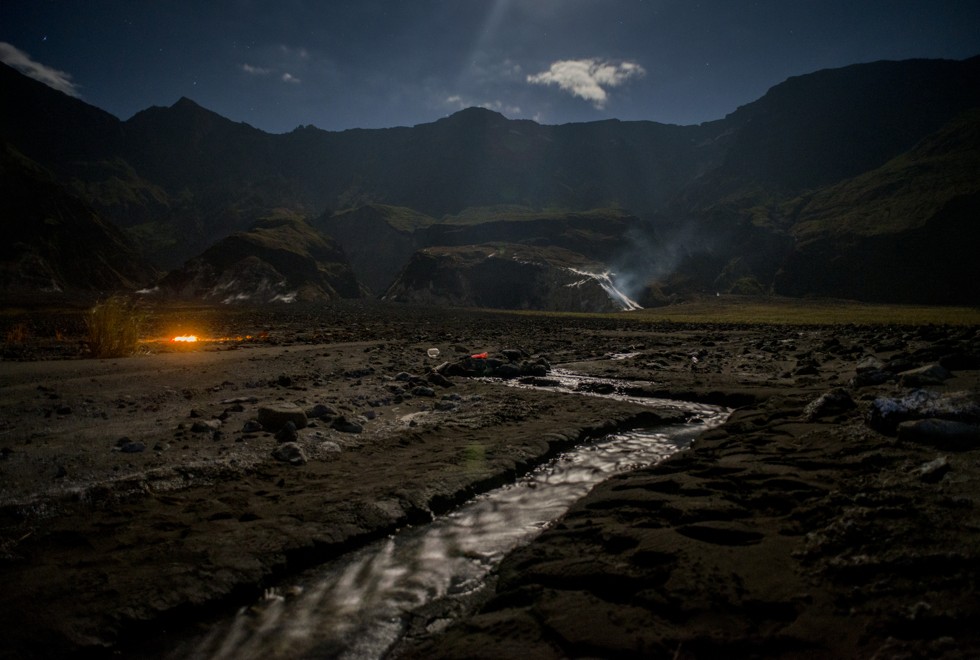 A descent to hellish depths: inside the crater of Mount Tambora ...