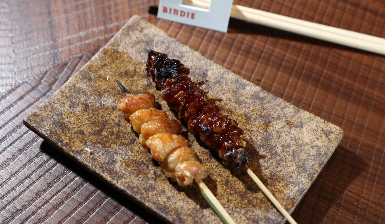 Delicious, crunchy yakitori chicken at popular Birdie in Central ...
