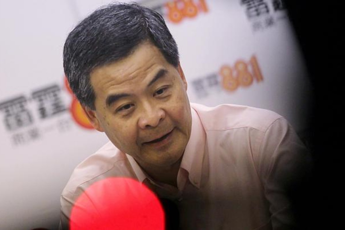 Leung Chun-ying pledges to tackle Hong Kong's core issues | South China ... Leung Chun-ying pledges to tackle Hong Kong's core issues | South China ...