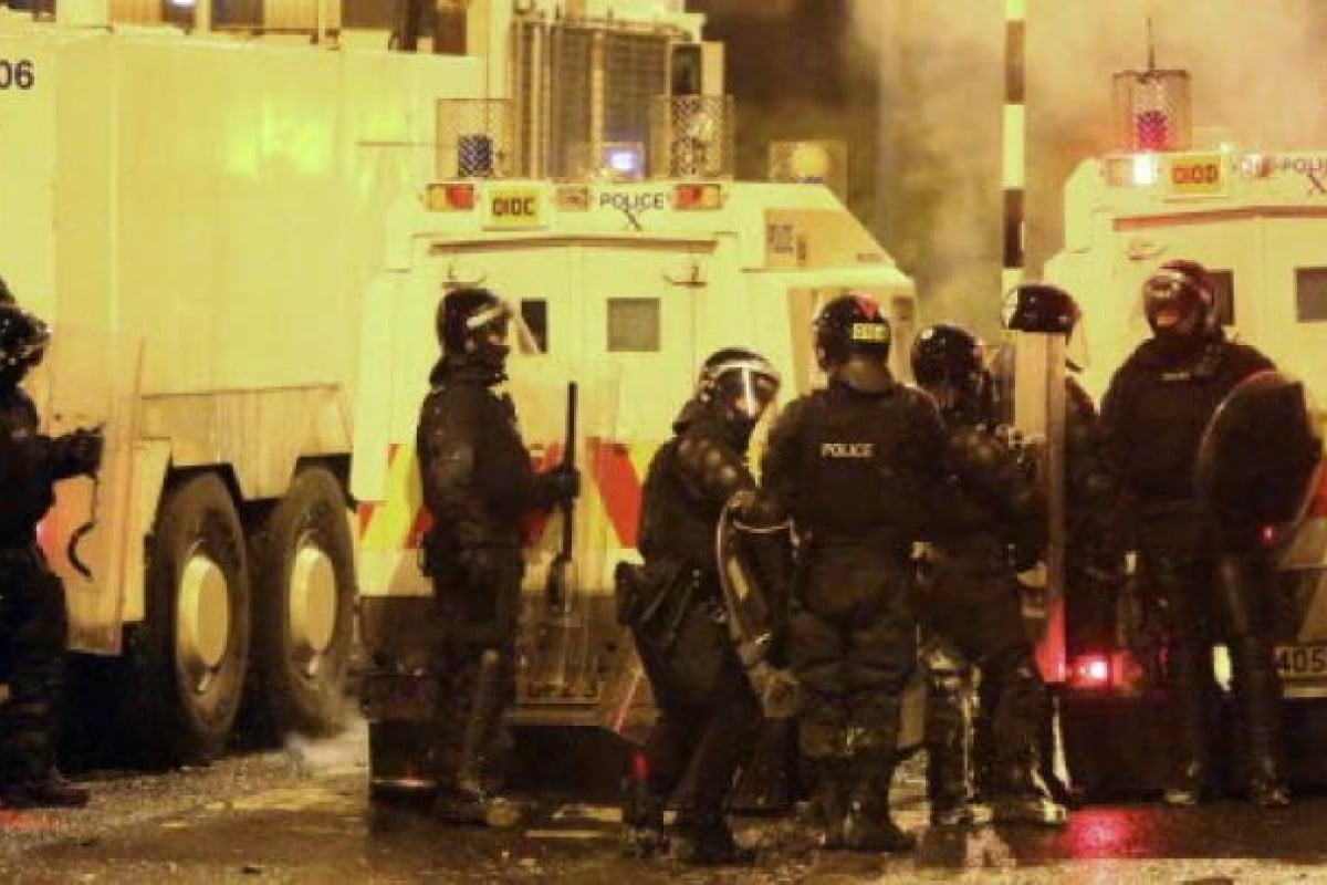 Bus torched, plastic bullets fired in Northern Ireland riots | South ...