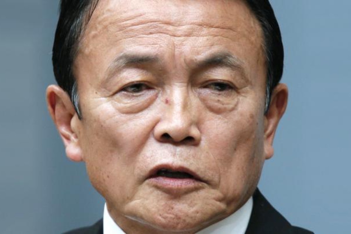 Aso retracts 'hurry up and die' gaffe | South China Morning Post