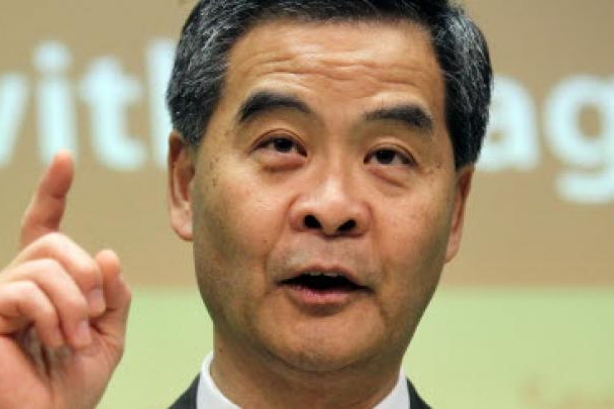 Leung's popularity falls to record low, poll finds | South China ...