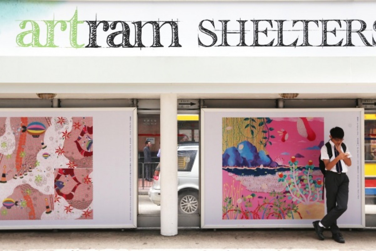 Artists bring natural touch to tram shelters | South China Morning Post