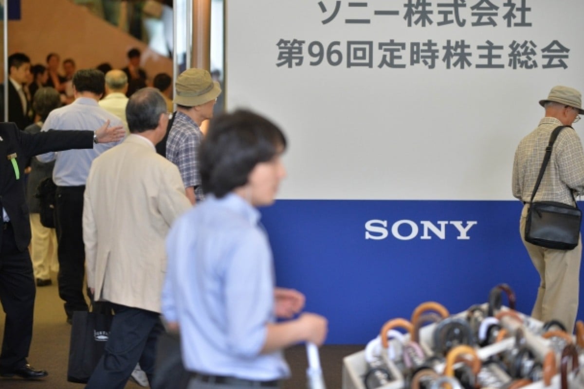 Sony pressed for response on spin-off plan at shareholder meet | South ...