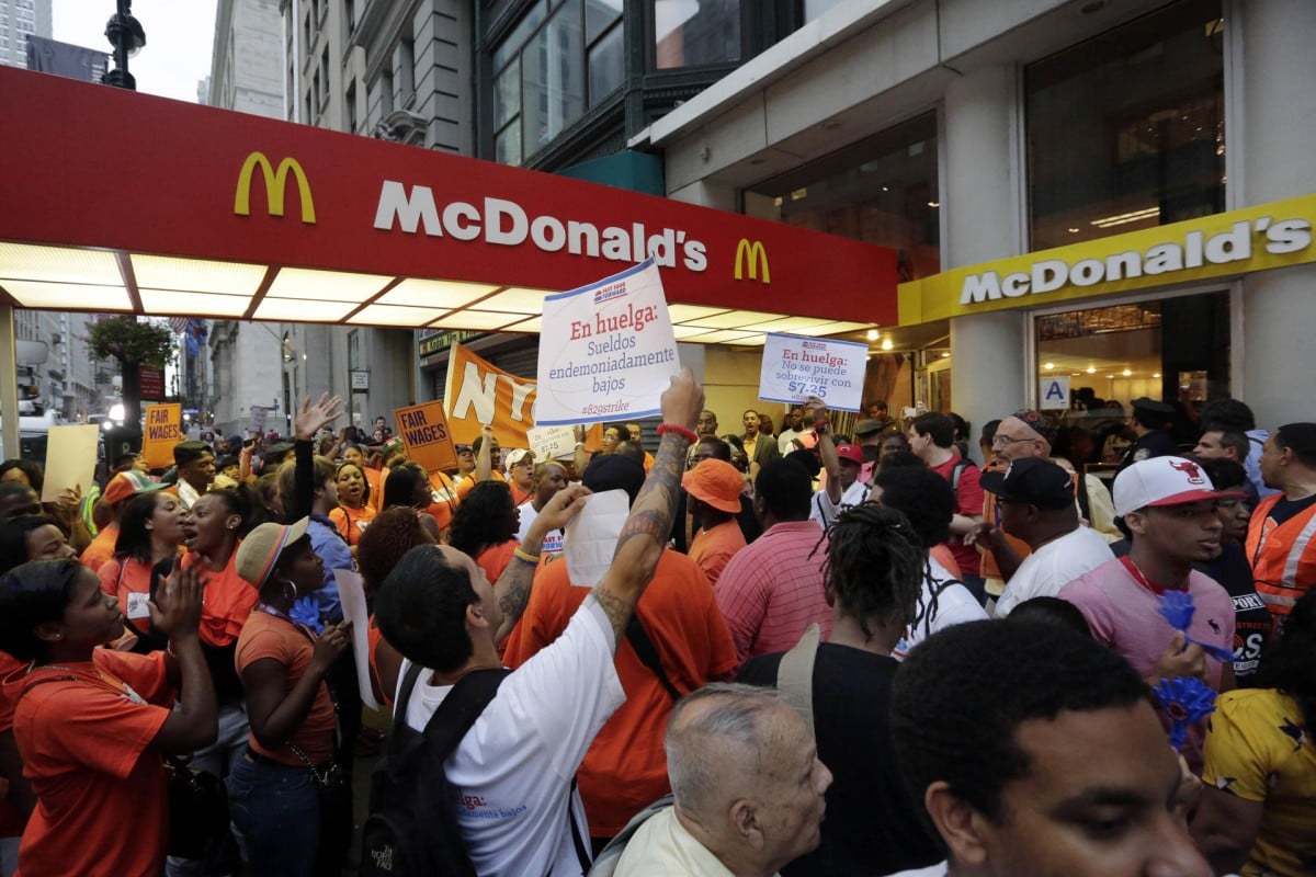 Fast food pay protests spread across US | South China Morning Post