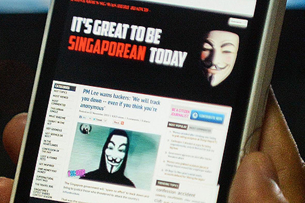 Singapore PM's website hacked by 'Anonymous' activist group | South ...