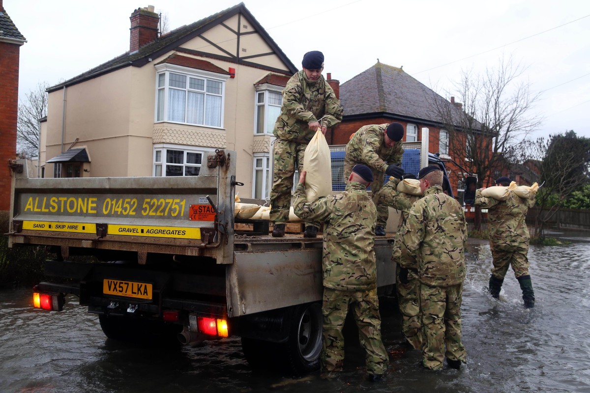 Britain gets respite from flooding crisis | South China Morning Post