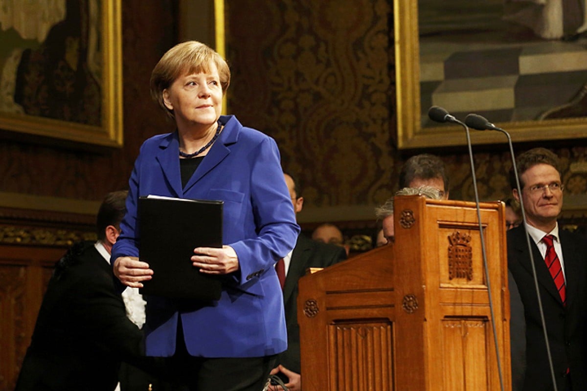 Angela Merkel tells British parliament European Union needs a strong UK ...