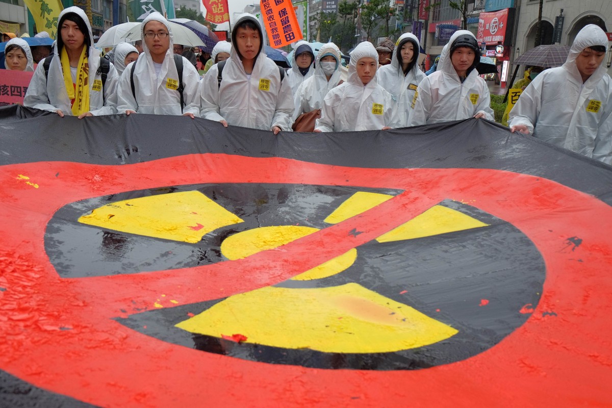 Thousands rally for end to nuclear power in Taiwan | South China ...