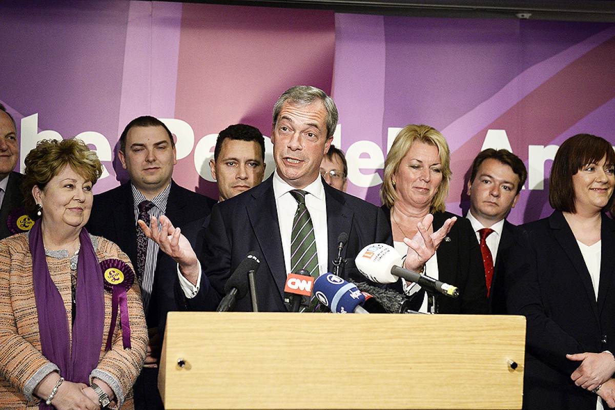 Britain’s Ukip rides anti-EU wave to open up lead in European elections ...