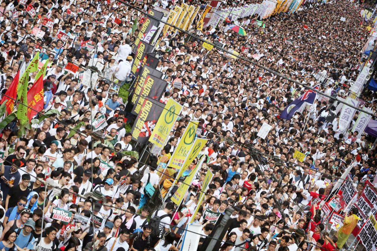 Annual march biggest in recent years, with the focus democracy in 2017 ...