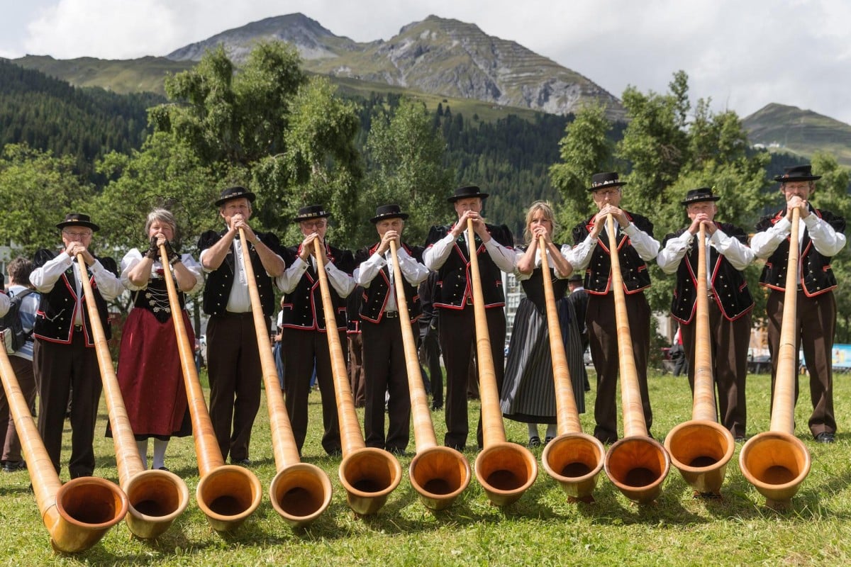 Davos plays host to the Swiss Federal Yodelling Festival | South China ...