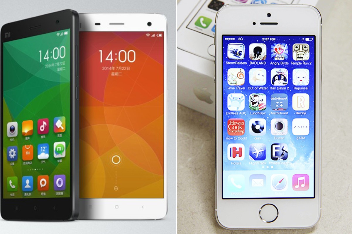 Look familiar? Xiaomi reveals its newest answer to the iPhone - the Mi4 ...