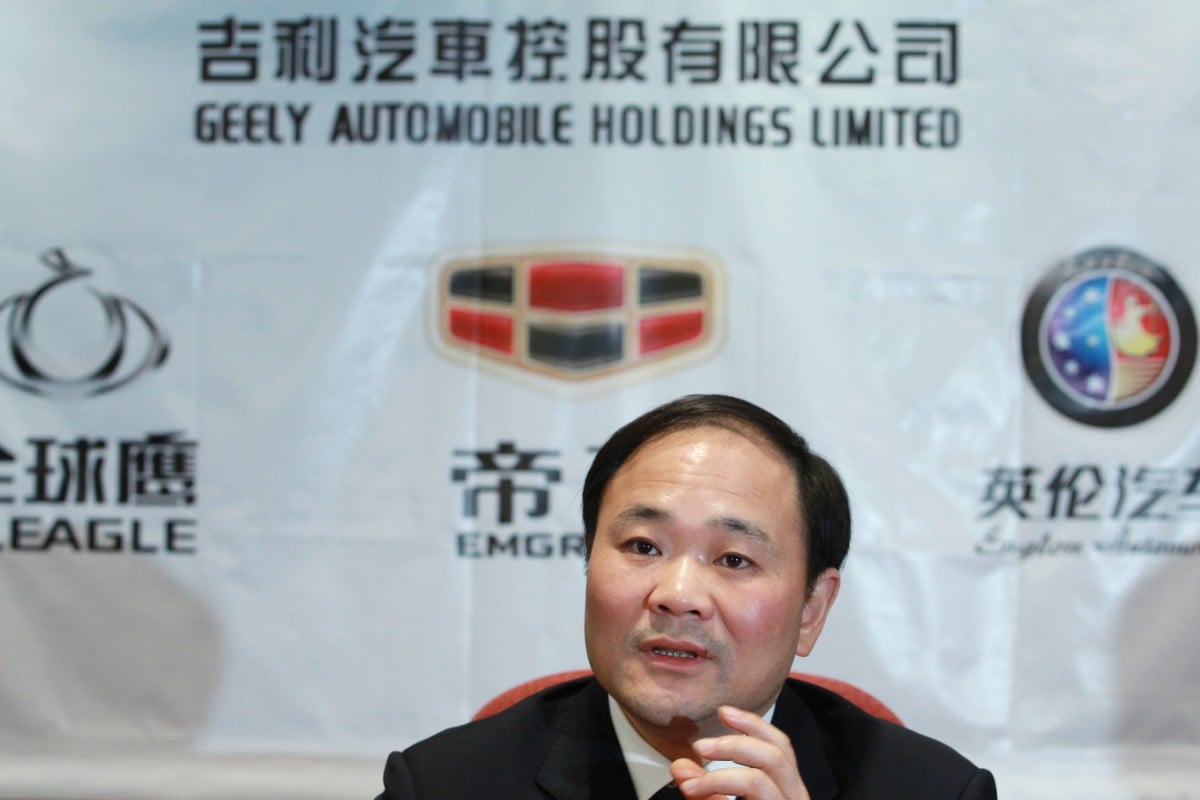 Geely chief urges Beijing to open car market | South China Morning Post