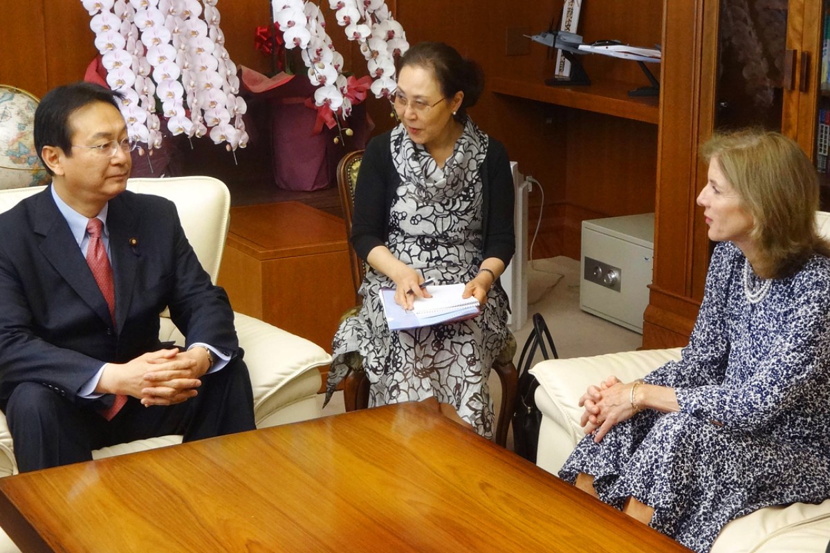 Japanese defence minister and US ambassador agree to ease Okinawa’s ...