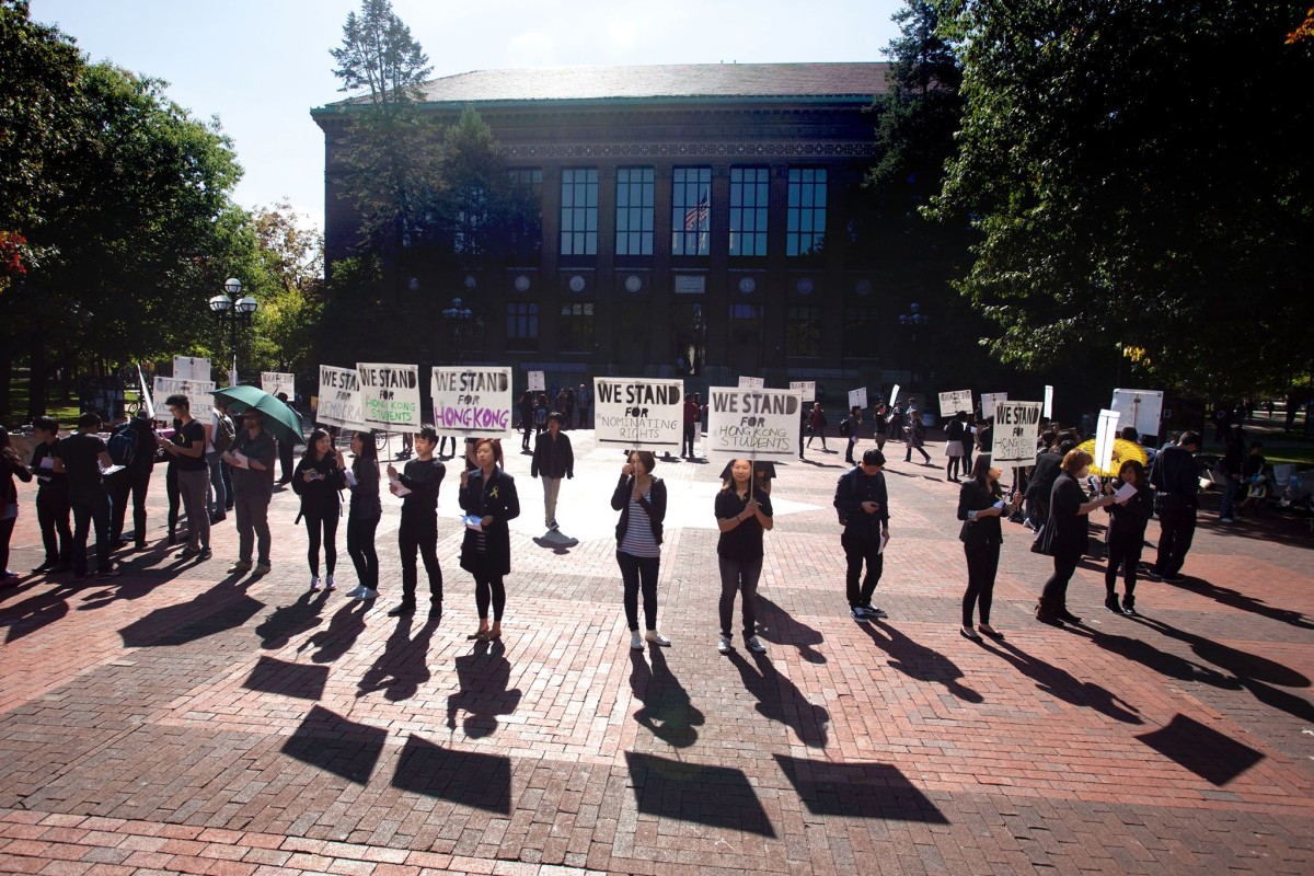 Dozens of US universities stage rallies in support of Hong Kong's ...