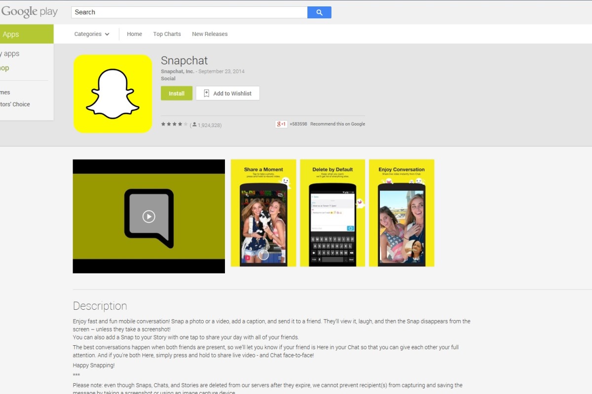 Snapchat blames photo leaks on third-party apps | South China Morning Post
