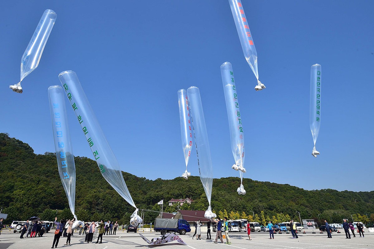 South Korea activists launch 1 million balloons carrying anti-North ...