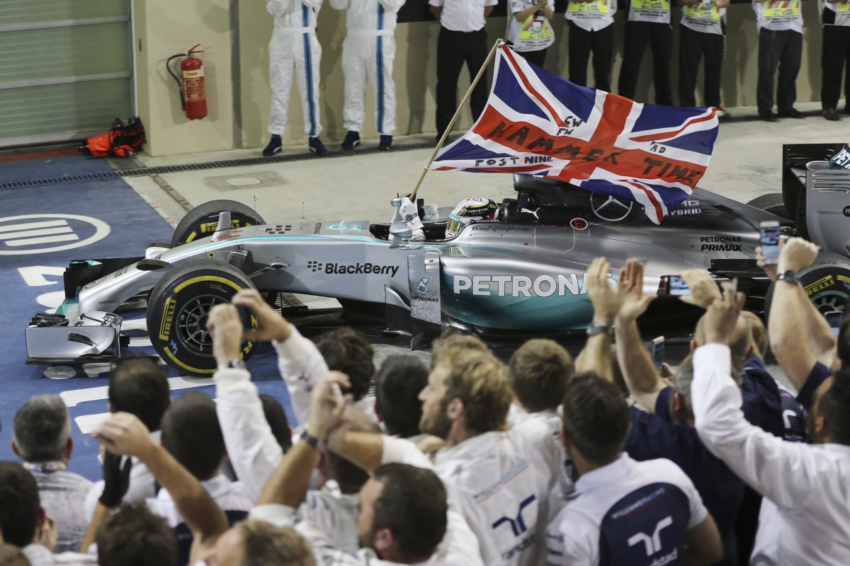 Emotional Lewis Hamilton seals Formula One championship with Abu Dhabi ...