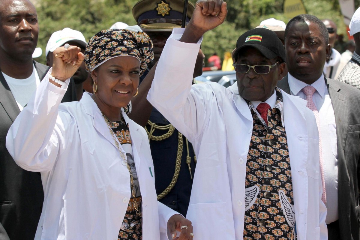 Mugabe's wife might have eyes on being his successor as Zimbabwe's ...