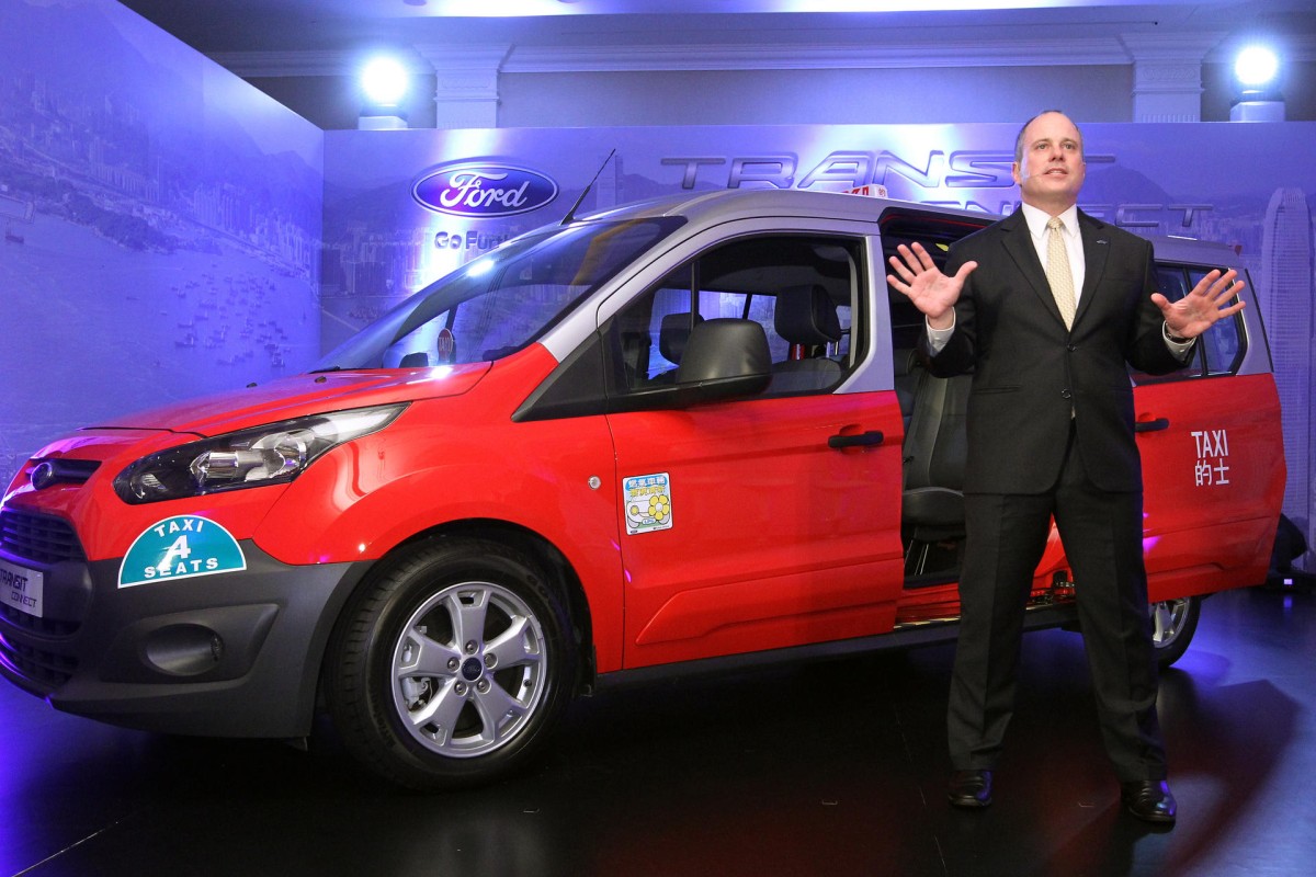 Ford motor company launches new-style taxi in Hong Kong | South China ...