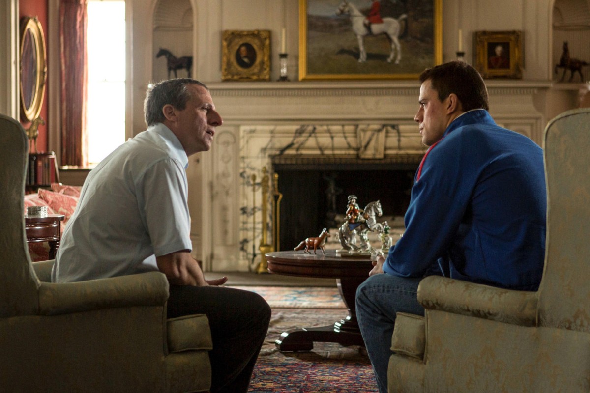 In Foxcatcher, funnyman Steve Carell gets to grips with a dark force ...