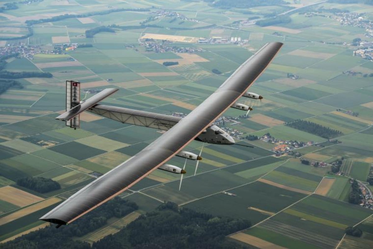 35,000km journey with no fuel: Swiss pilots attempt first solar-powered ...