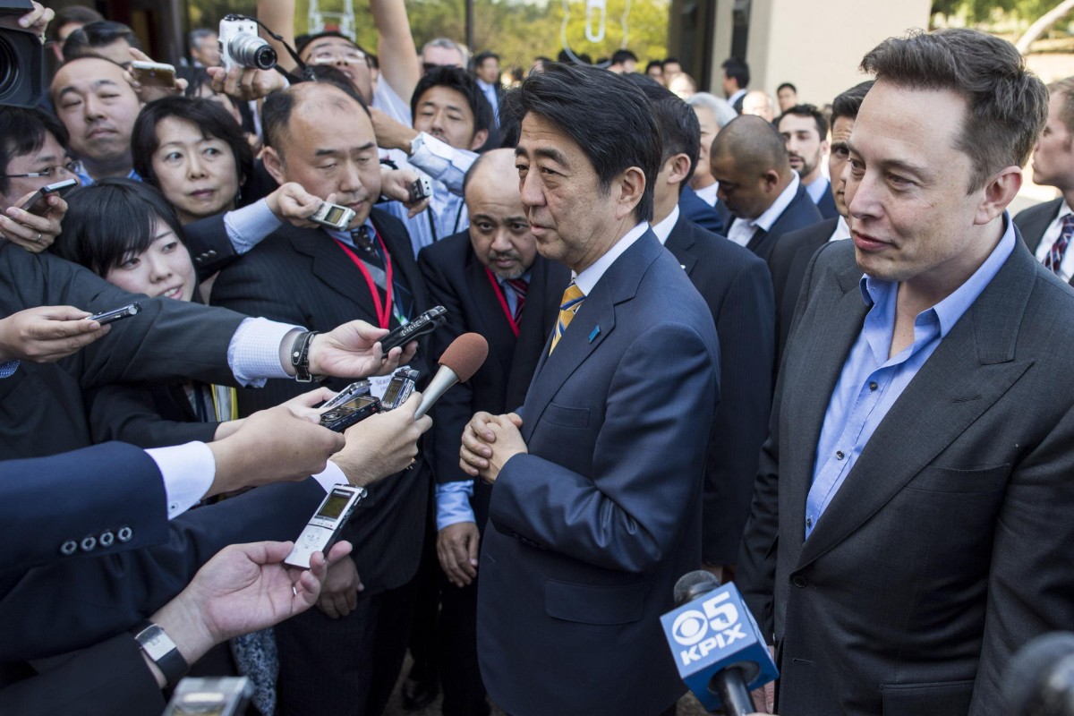Shinzo Abe visits Silicon Valley seeking entrepreneurial inspiration ...