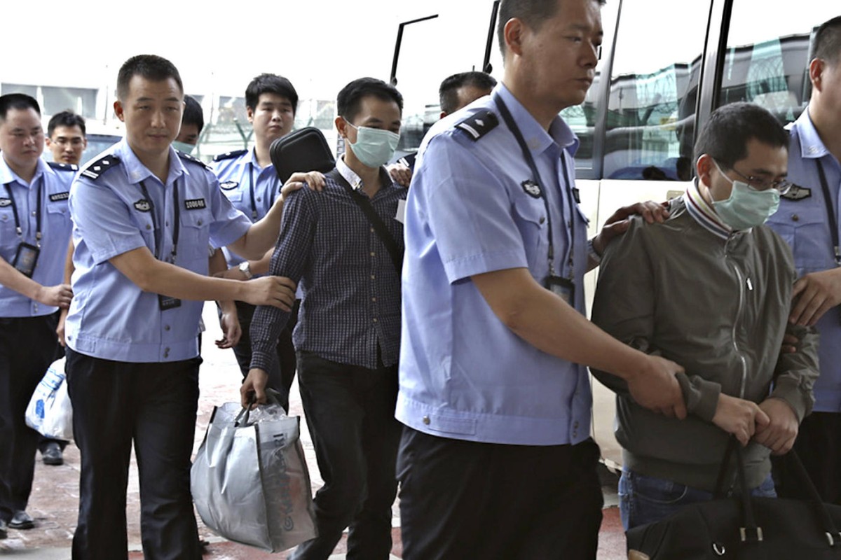 Six Chinese fugitives snared in Indonesia in 'Fox Hunt' operation ...