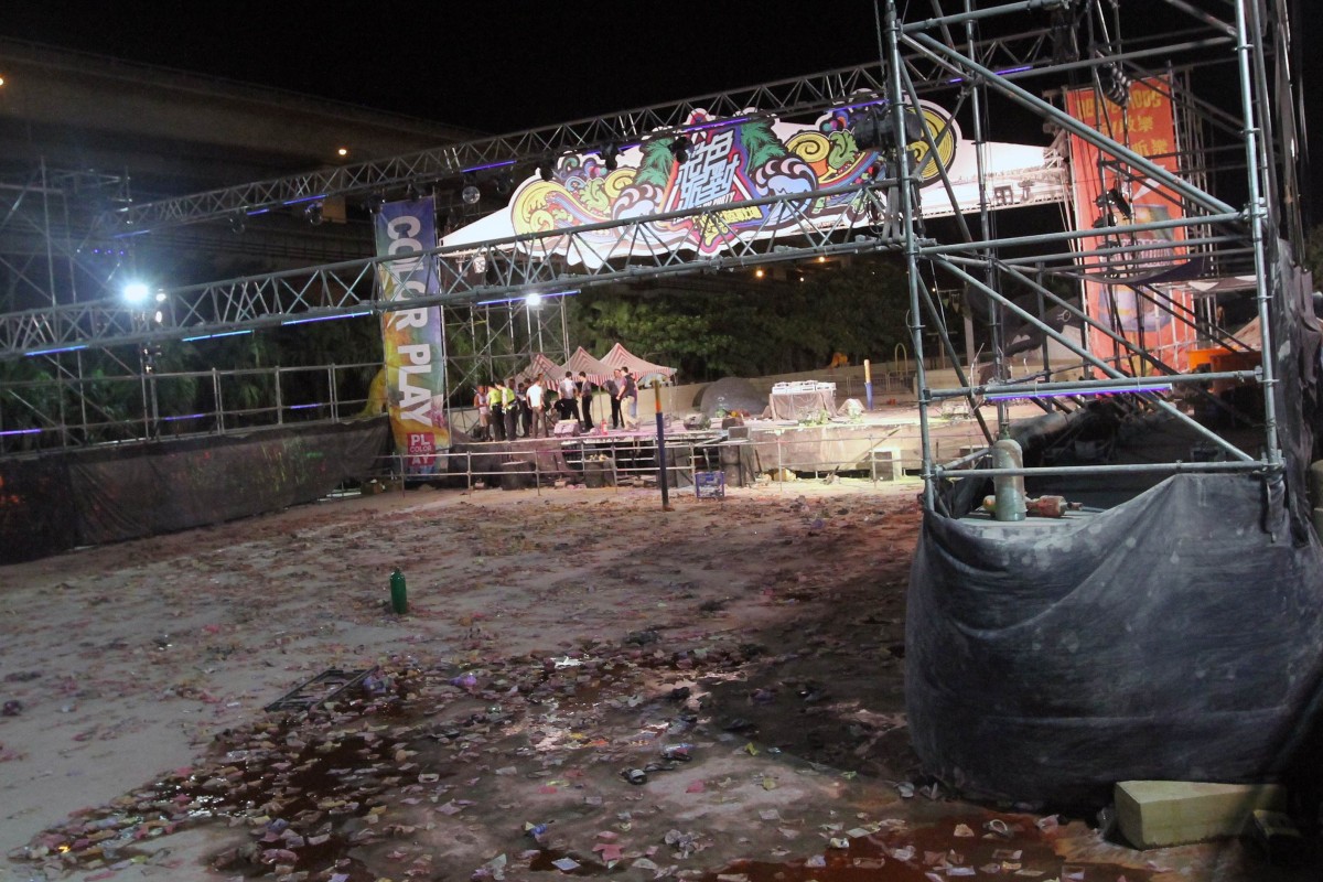Powder checks at Hong Kong venues following explosion at Taiwan water ...