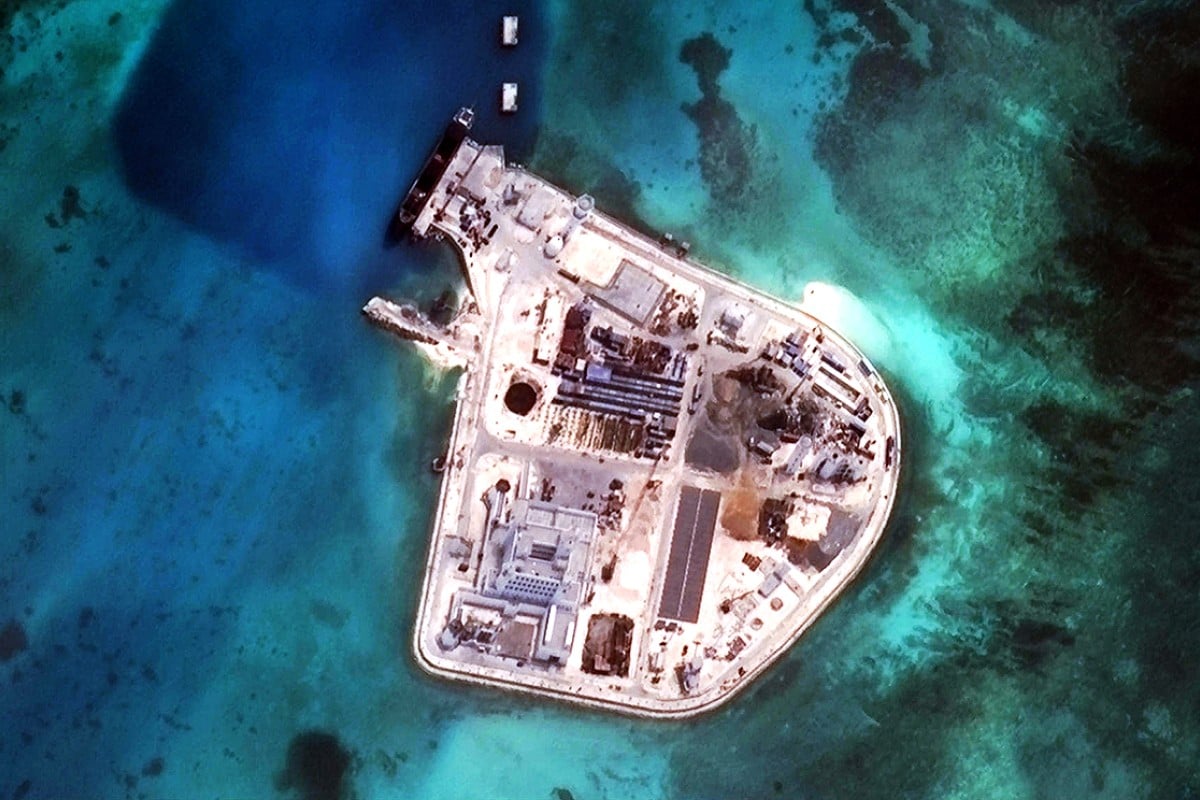 China close to finishing airstrip on reclaimed South China Sea island ...