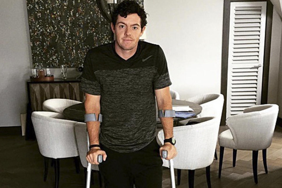 Hobbled for now: World No 1 golfer Rory McIlroy ruptures ankle ligament ...