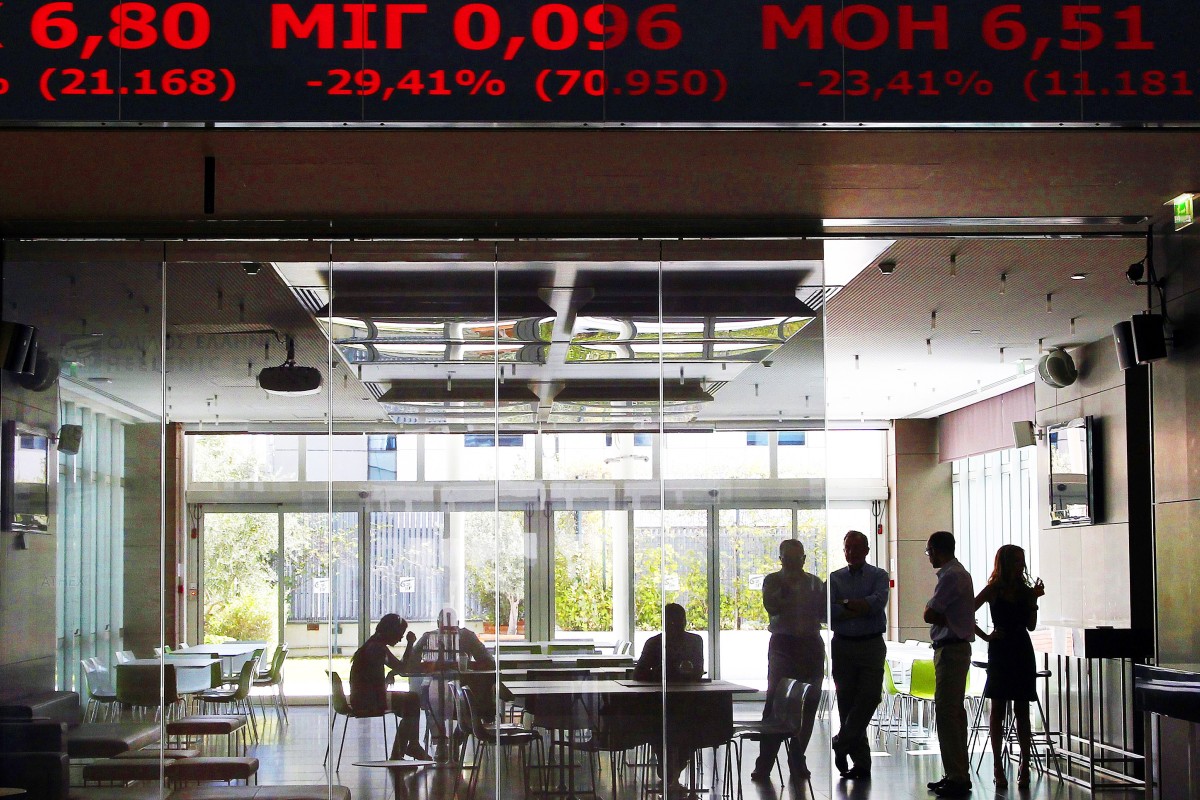 Greek stock market plunges more than 20 per cent after five-week ...