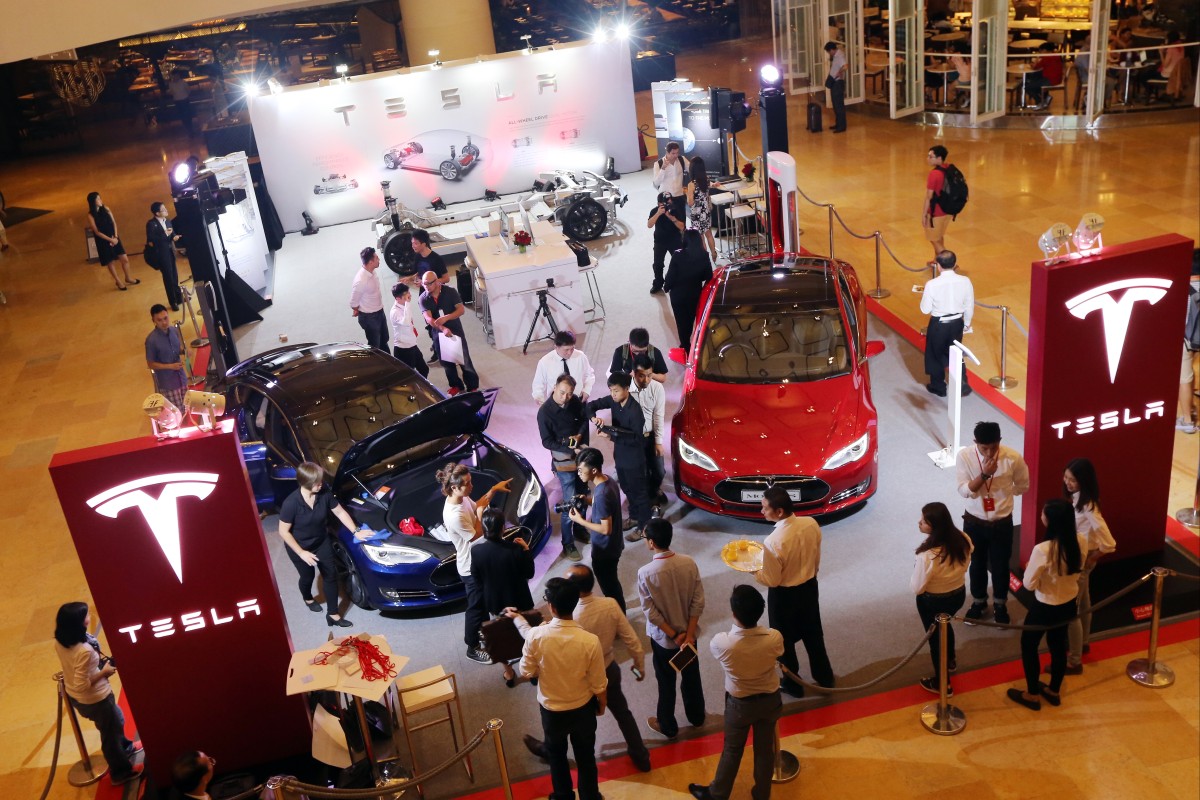 Tesla Model S P85D luxury performance sedan launches in Hong Kong as ...