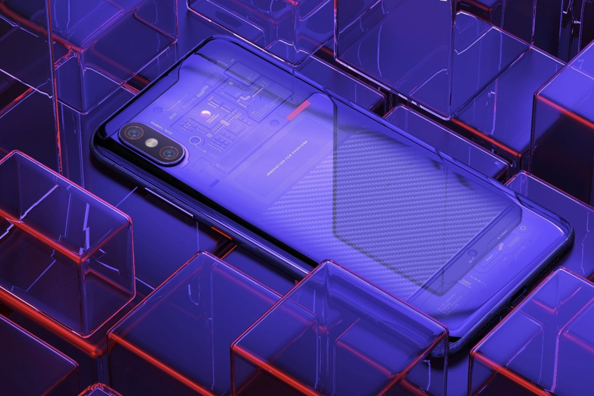 Xiaomi unveils flagship smartphone with a see-through glass back panel ...
