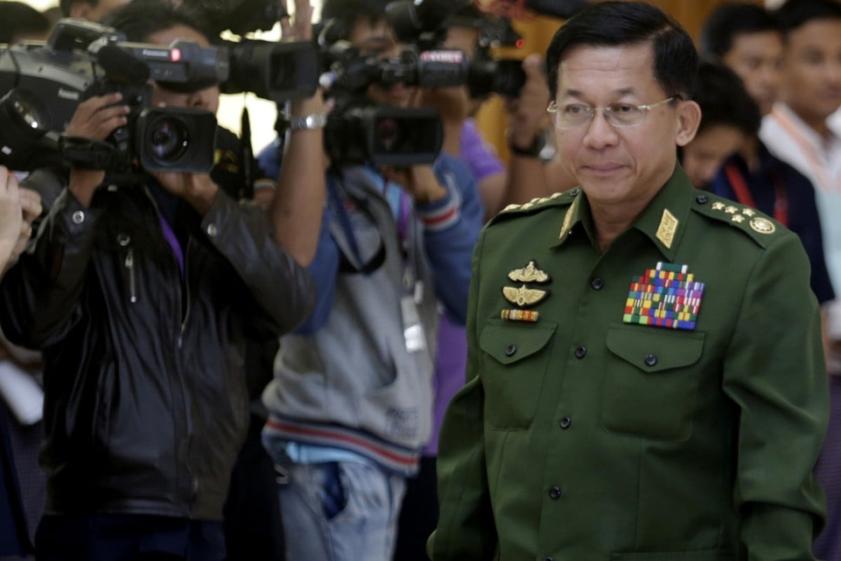 Amid transition, Myanmar's Senior General Min Aung Hlaing emerges from ...