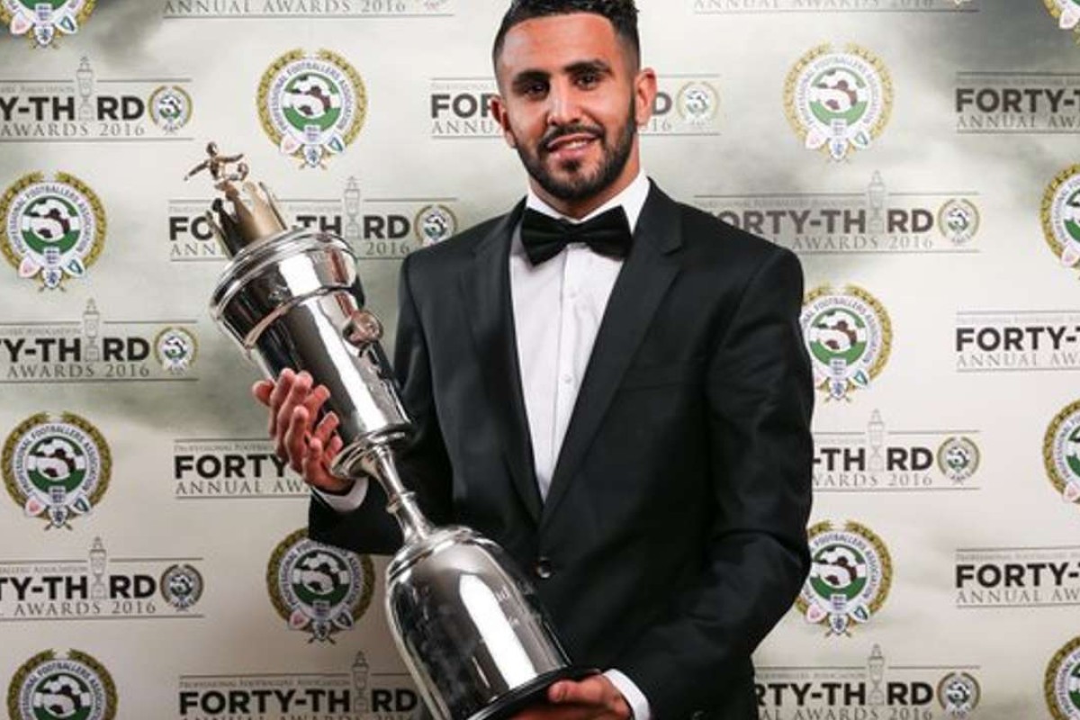 First trophy in the bag for Leicester as Riyad Mahrez is named England ...