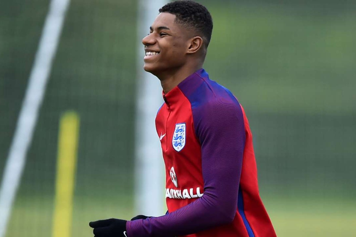 Just 18 and ready to strike for England: Marcus Rashford confirmed for ...
