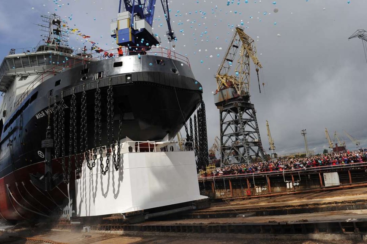 Russia unveils new navy ice-breaker as Moscow turns military gaze on ...
