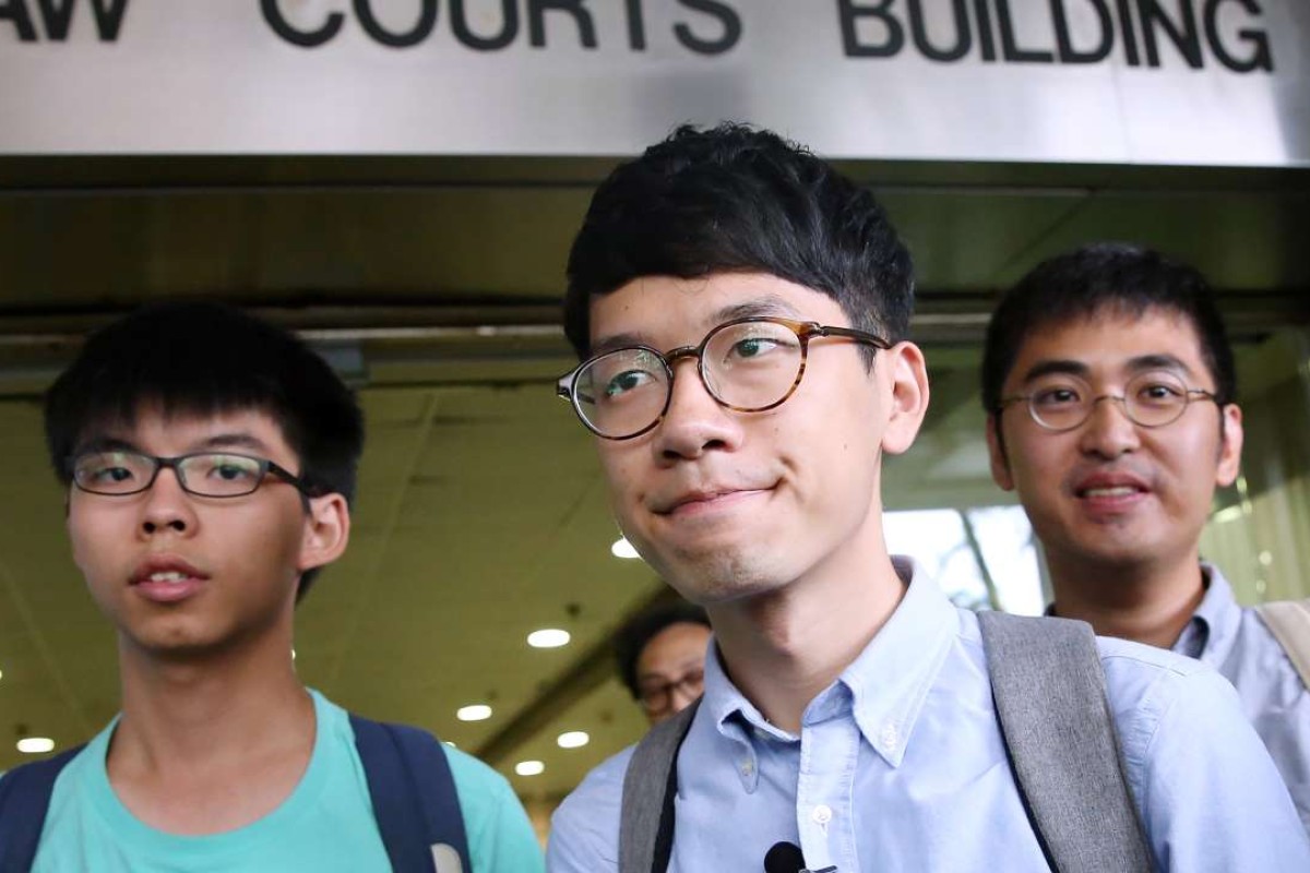 No jail for Occupy leaders Joshua Wong and Nathan Law, with Law still ...
