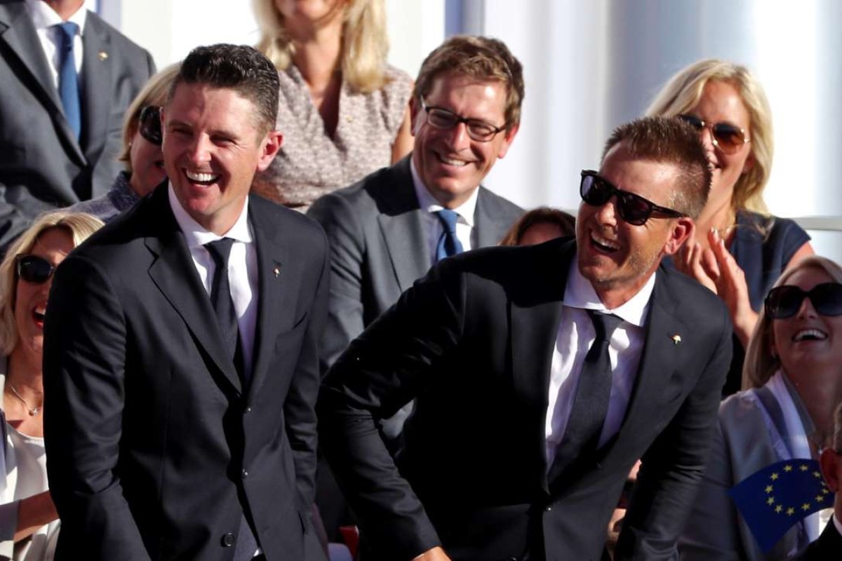 The golden couple: Justin Rose and Henrik Stenson set to open Ryder Cup ...