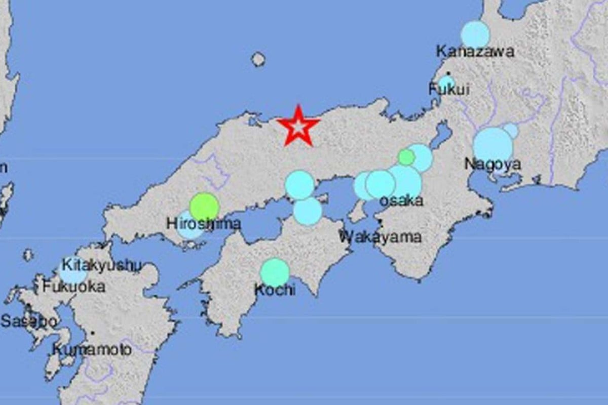 Western Japan hit by 6.2-magnitude earthquake | South China Morning Post