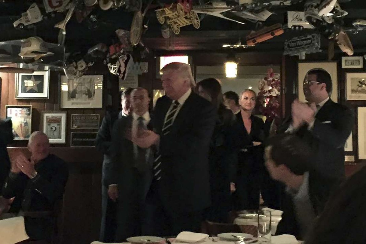 Trump escapes penthouse to hit steakhouse, dodging press in first post ...