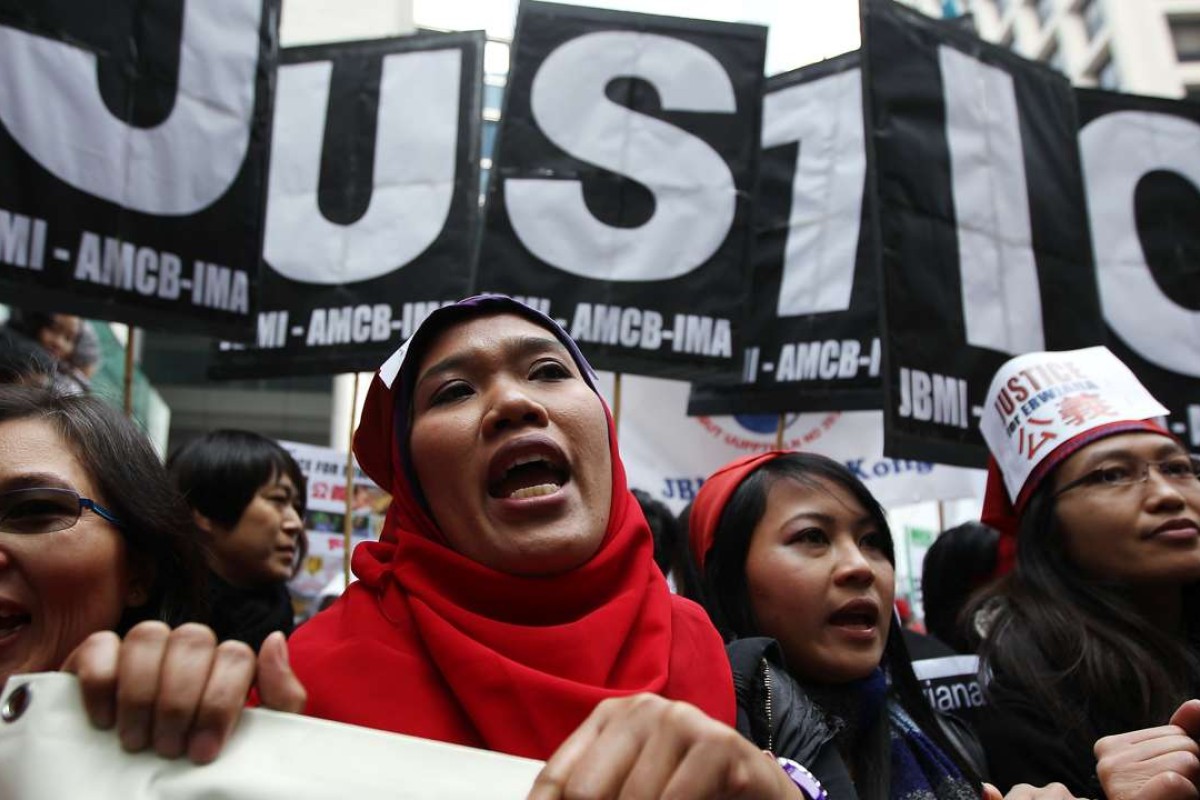 ‘Abused’ maid challenges Hong Kong law that forces her to live with ...