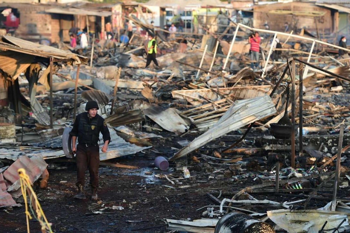 Watch: Spectacular explosions rip through Mexican fireworks market ...